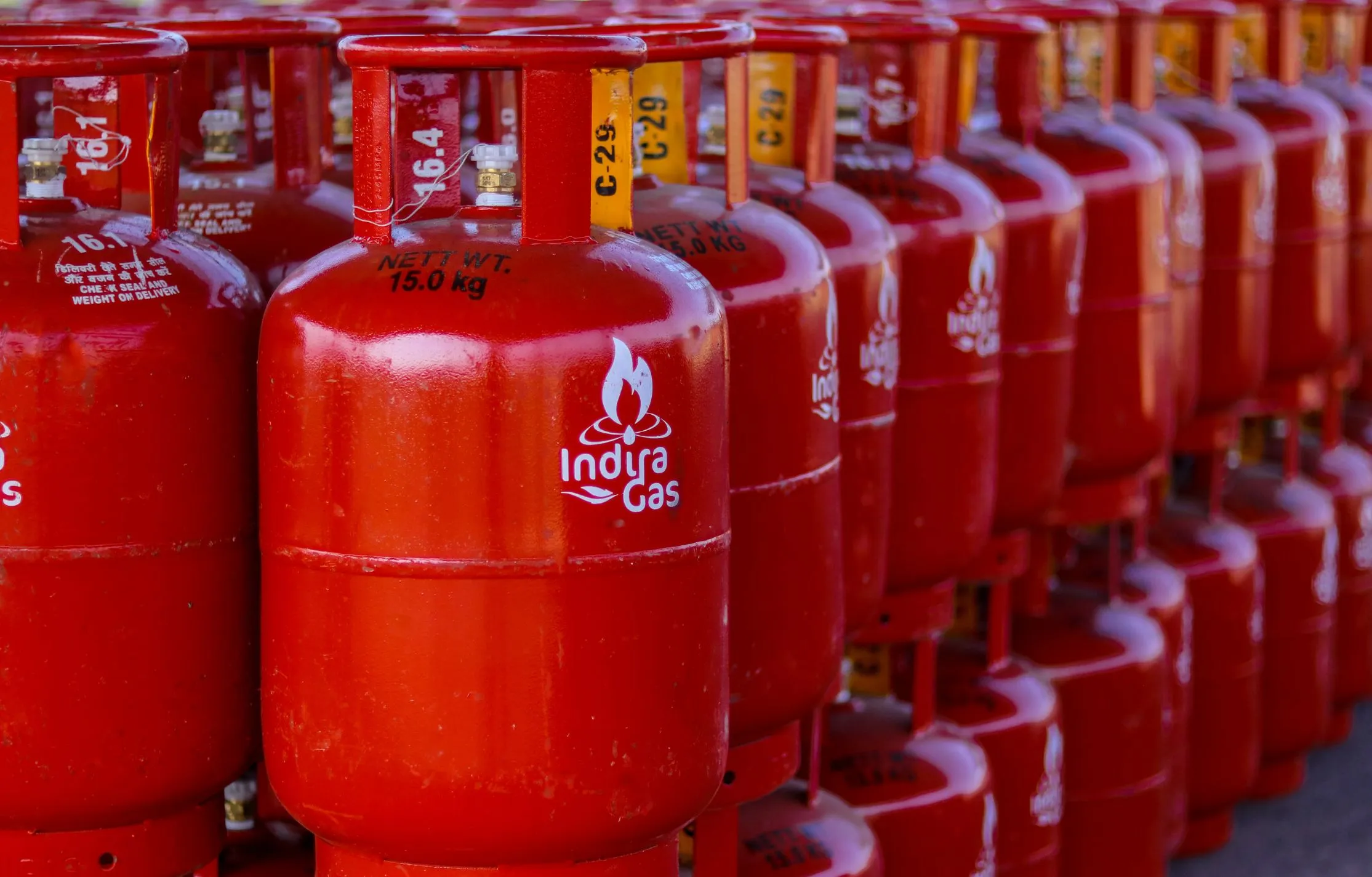 Gas Cylinders At Indira Gas